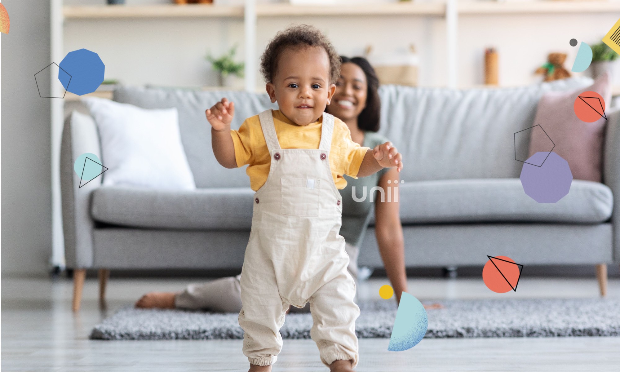 How does my young toddler explore by walking and talking?